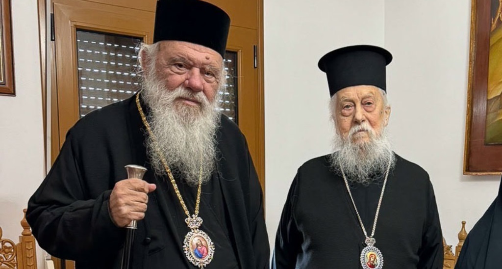 Στον πρώην Παραμυθίας κ. Τίτο ο Μακαριώτατος Αρχιεπίσκοπος Αθηνών κ ...