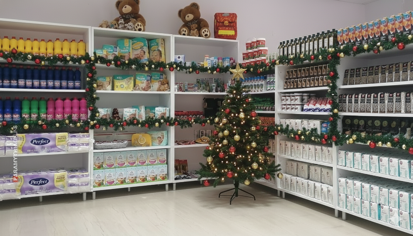 Διανομή για τα Χριστούγεννα απο το κοινωνικό παντοπωλείο. Τι περιέχει ...